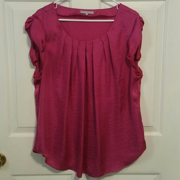 Violet & Claire | Tops | Fuchsia Sleeveless Blouse By Violet Claire X ...